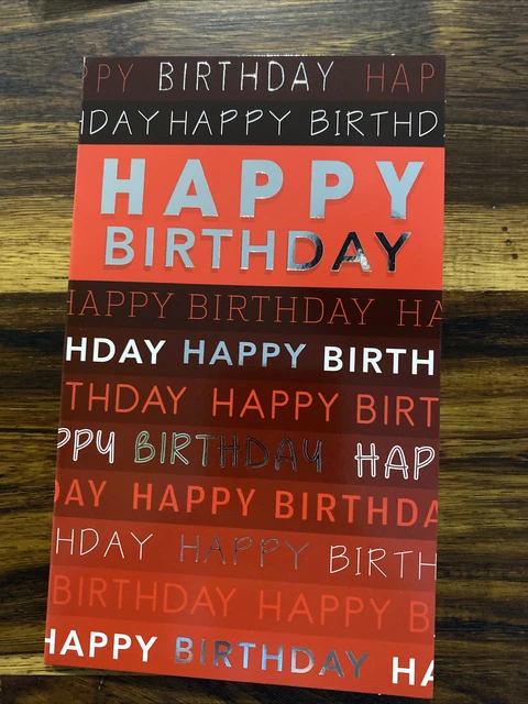 HAPPY BIRTHDAY GREETING Card- General Birthday Wishes EUR 2,21 ...