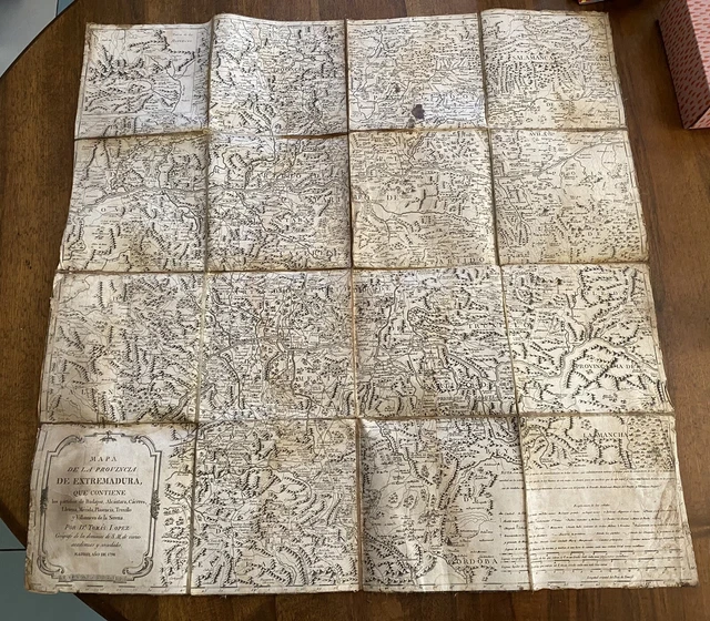 ESPAGNE, EXTRAMADURA; LOPEZ de Vargas Machuca Tomas - Mapa de la ...