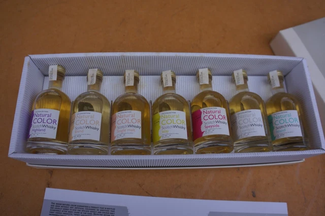 COFFRET DE 7 Mignonnettes De Whisky Natural Color EUR 40,00 - PicClick FR