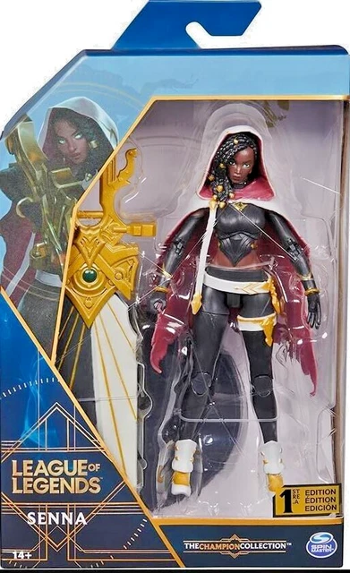 SPIN MASTER LEAGUE of Legends action figure Senna 17 cm NUOVO IMBALLO ...