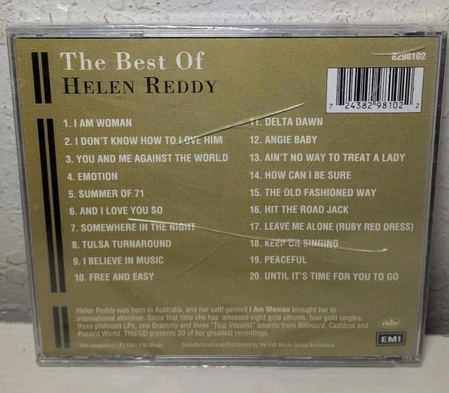 BEST OF BY Helen Reddy (CD, 1995) Brand New B116 £13.40 - PicClick UK