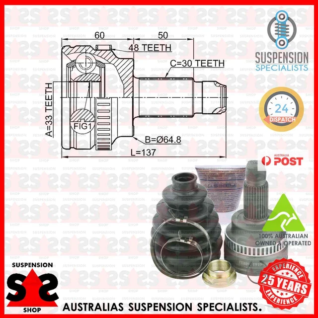 FRONT AXLE JOINT Kit, Drive Shaft Suit BMW 5 (E60) 525 i xDrive 5 (E60) EUR 83,05 - PicClick FR