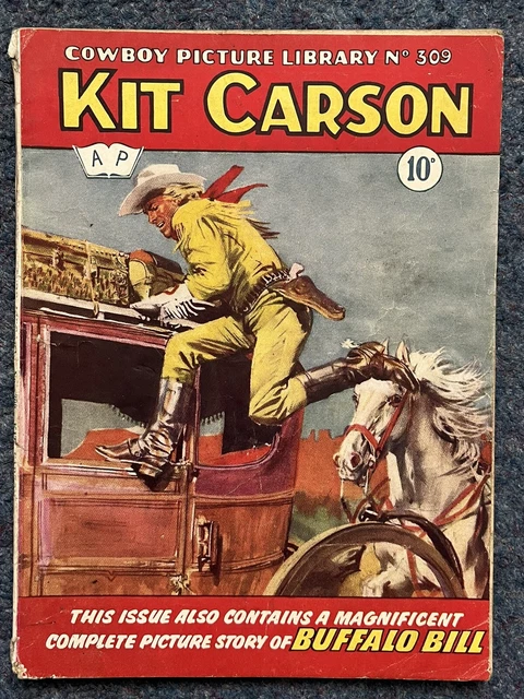 COWBOY PICTURE LIBRARY Comic No. 309 Kit Carson / Buffalo Bill EUR 12,79 - PicClick IT