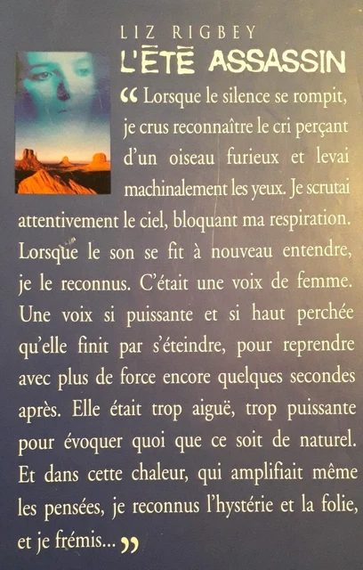 & L'ETÉ ASSASSIN ". Liz Rigbey - Co-Édition Belfond / France Loisirs ...