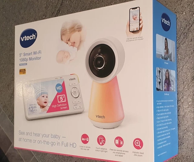 VTECH RM5756HD SMART WIFI Video Monitor 5'' Display And 1080p HD Camera ...