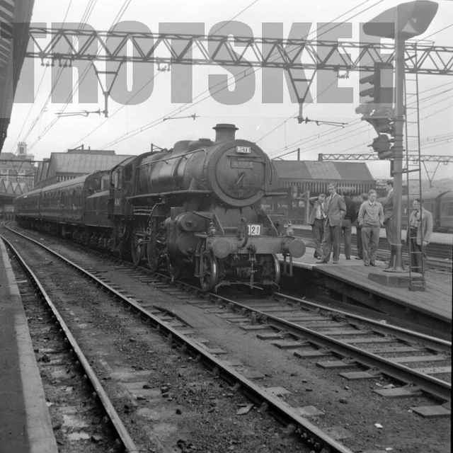 LARGER NEGATIVE BR British Railways Steam Loco 45145 Class 4MT ...