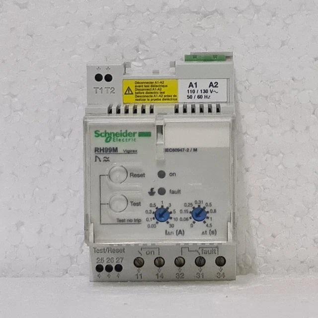 SCHNEIDER RH99M VIGIREX Earth-Leakage Relay with Manual Reset 56004 £ ...