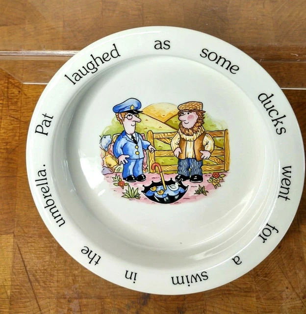 POSTMAN PAT CROWN Staffordshire1984 VTG Postman Pat/Ducks in a Umbrella ...