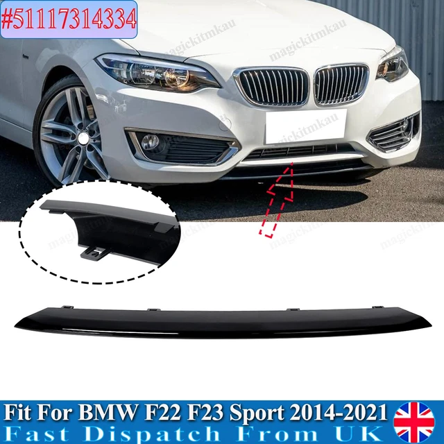 FOR BMW 2 SERIES F22 F23 LCI Front Bumper Grille Upper Trim Molding Lip ...
