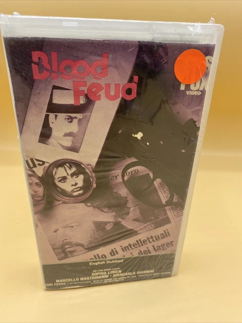 BLOOD FEUD VHS rara horror VHS 1983 soprannominata Sophia Loren copia a ...