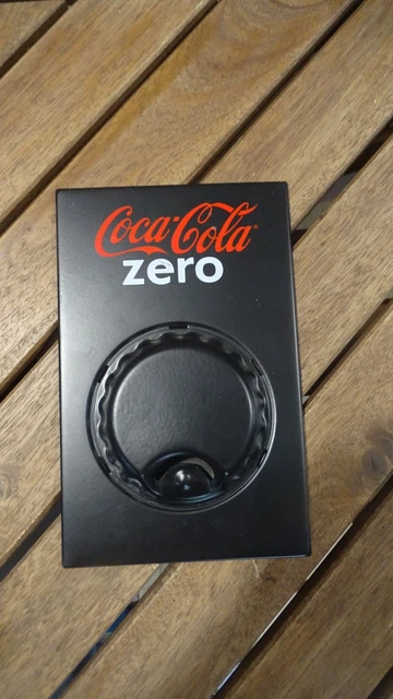 PLV COCA COLA Zero Decapsuleur Ouvre Bouteille Mural Aimante Bistrot ...