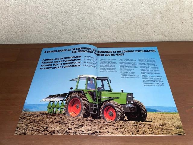 BROCHURE PROSPECTUS PROSPECTUS TRACTOR FENDT FARMER 300 LS tractor-tractor-deutz $10.28 ...