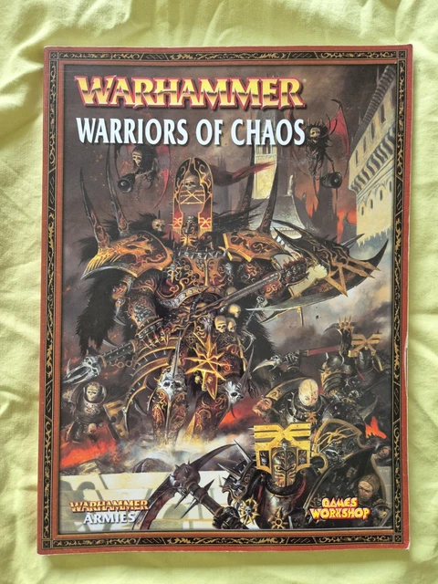 GAMES WORKSHOP WARHAMMER 7th Edition Army Book Warriors of Chaos OOP £ ...