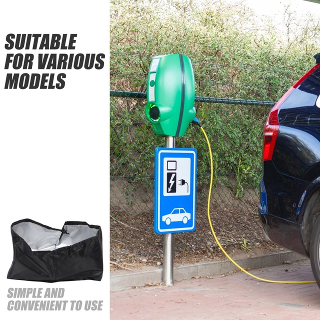 ELECTRIC CAR CHARGING Ev Chargers Station Rain Cover Post Guard Sleeve ...
