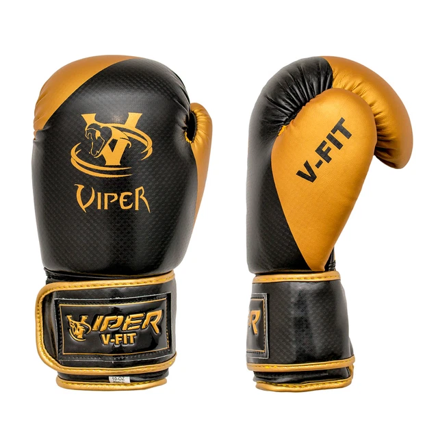 VIPER BOXHANDSCHUHE SPARRING Muay Thai Punch Bag Mma Rex Leder Gel ...
