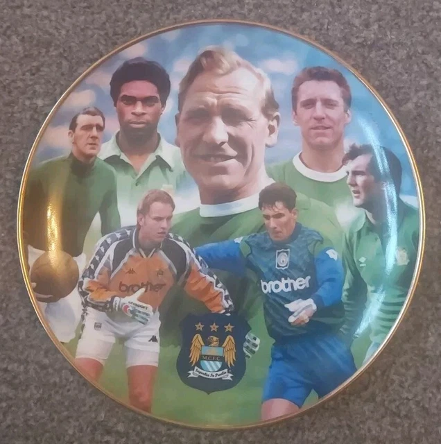 DANBURY MINT PLATE Manchester City Great Goalkeepers By Rob Perry £8.00 ...