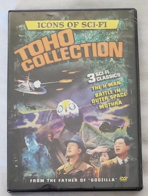 ICONS OF SCI Fi Toho Collection DVD The H Man Mothra Battle in Outer ...