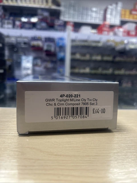 DAPOL 4P-020-221 GWR Toplight Mainline City Twin City Chocolate & Cream ...