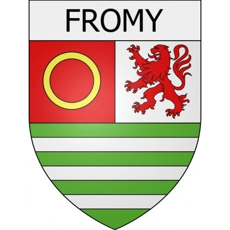 FROMY 08 VILLE Stickers blason autocollant adhésif Taille:17 cm EUR 6,99 - PicClick FR
