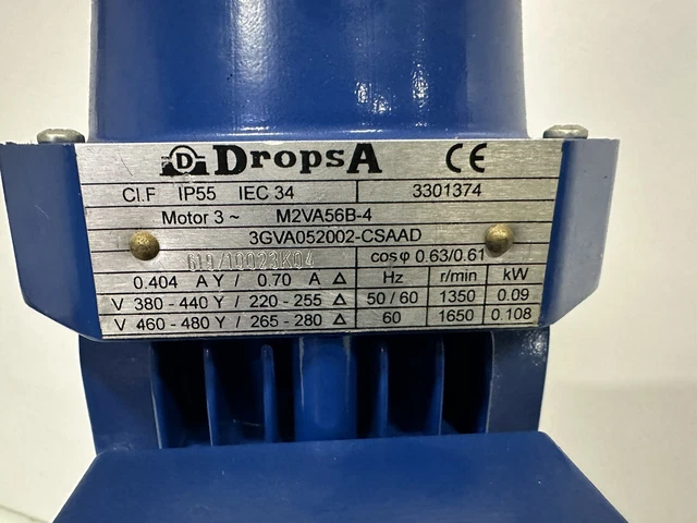 SYSTÈME DE LUBRIFICATION Dropsa Avec Moteur ABB M2VA56B-4 EUR 180,00 ...