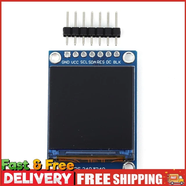 1.3 INCH RGB TFT LCD Board SPI Interface ST7789 240x240 Pixels 7 Pin ...