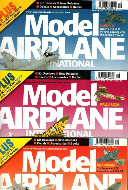 MODEL AIRPLANE INTERNATIONAL Magazine Back Issue Selection £3.01 ...