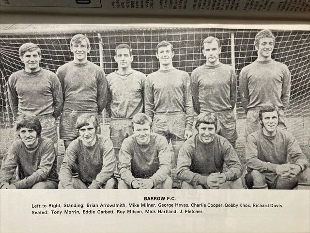 3 BARROW AWAY FOOTBALL PROGRAMMES 1969 - 1972 JOB LOT Reading Walsall ...