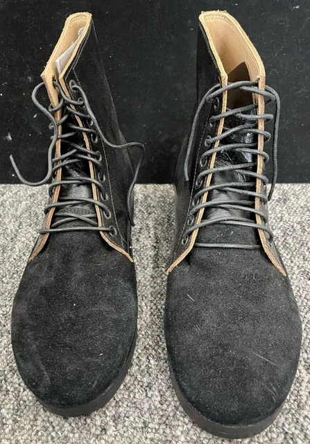AUTHENTIC REPRODUCTION WW2 German Army M43 Low Boots - Black Suede- UK ...