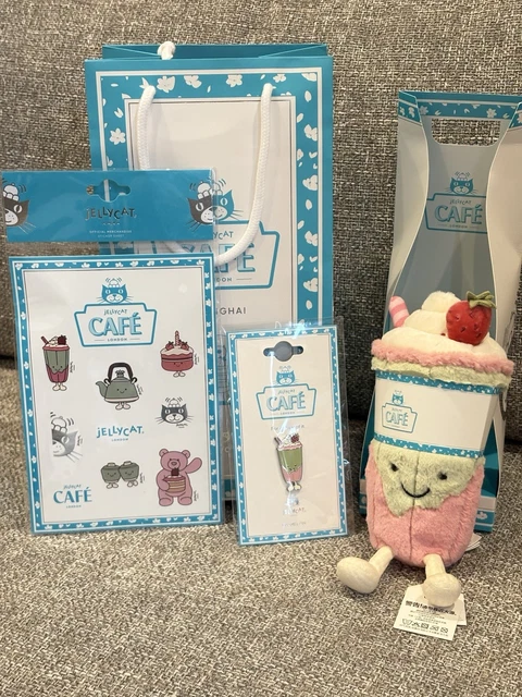 JELLYCAT SHANGHAI EXCLUSIVE 2025, Berrity Latte (Strawberry Matcha ...