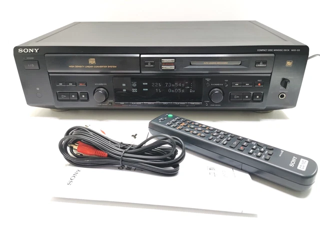 SONY MXD-D3 CD Player & Minidisc Recorder Serviced Mint 1 YEAR WARRANTY ...