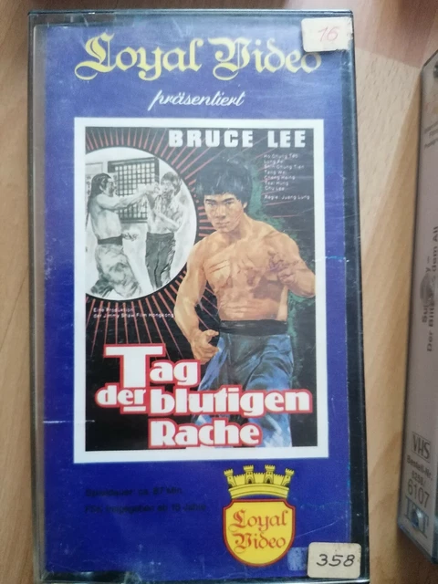 VHS RARITÄT: BRUCE LEE - TAG DER BLUTIGEN RACHE (1978) IN GLASBOX!!!!! UNCUT EUR 39,99 - PicClick DE