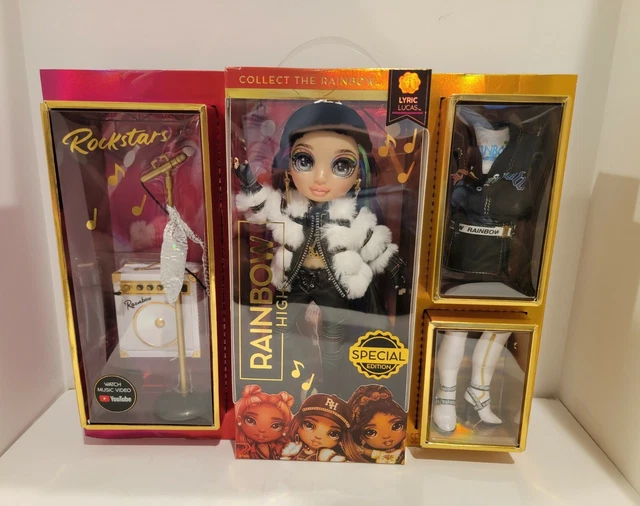 RAINBOW HIGH ROCKSTAR Lyric Lucas Fashion Doll New In Hand £73.78 ...