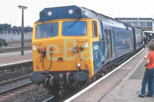 UK DIESEL TRAIN Railway Photograph Of Class 50 50011. Rm50-74 £1.70 ...