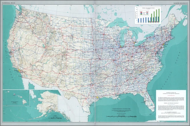 POSTER, MANY SIZES; Map Of Major Highways United States Pb1970 EUR 27 ... POSTER, MANY SIZES; Map Of Major Highways United States Pb1970 EUR 27 ...