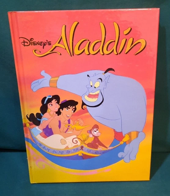 ALADDIN~ VINTAGE WALT Disney Classic Series Large Hardcover Book VGC £7.94 - PicClick UK