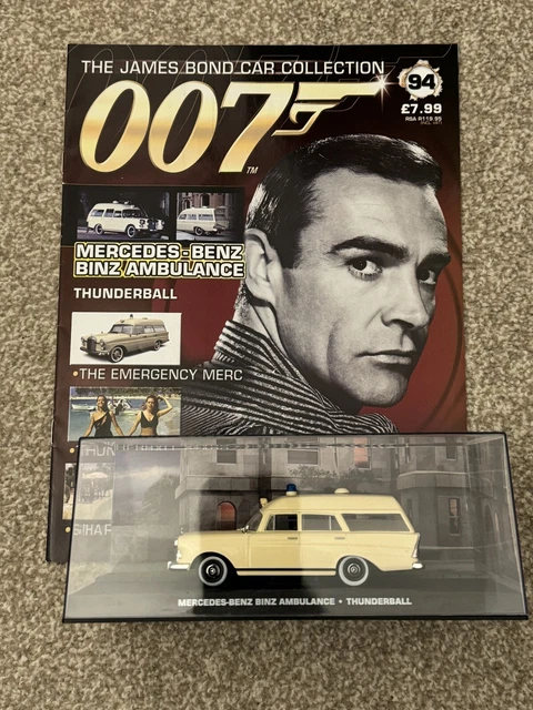 JAMES BOND CAR collection - #94: MERCEDES BENZ AMBULANCE - (thunderball ...