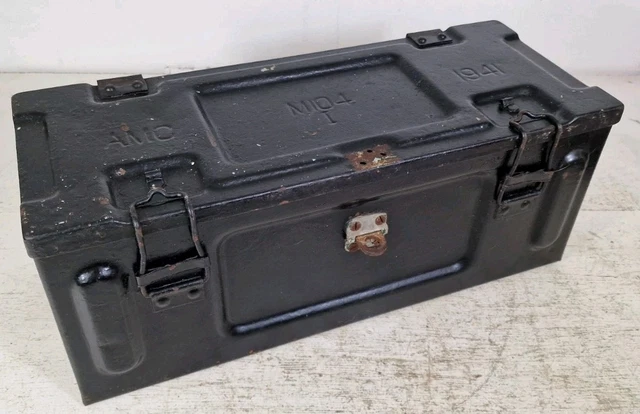 WW2 1941 BRITISH Army Ammo Ammunition Box M104 Mk1 Amc £39.99 - PicClick UK