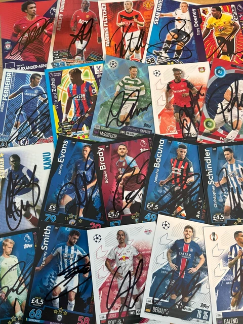 MATCH ATTAX, FUTERA,SHOOT Out And Other Signed Cards,, £2.99 - PicClick UK