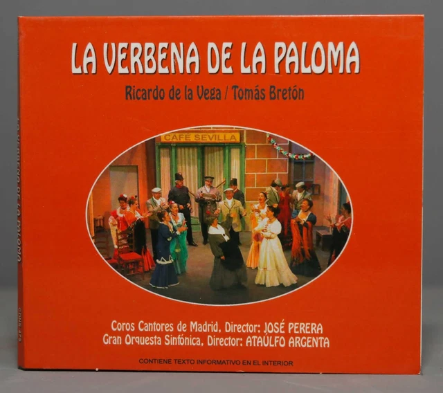 CD. ZARZUELA: LA verbena de la Paloma. PERERA. ARGENTA EUR 4,00 - PicClick FR