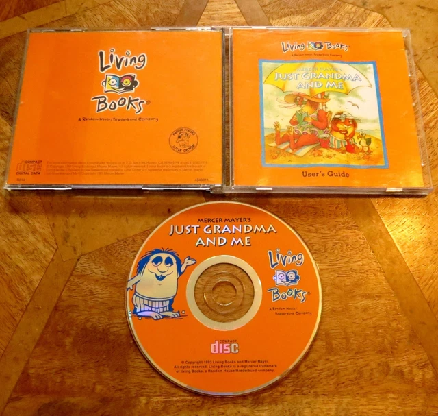 MERCER MAYER - Just Grandma And Me - Living Books (PC, CD ROM, 1994) £8 ...