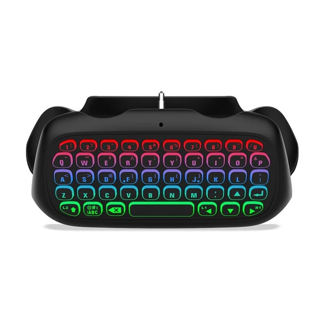 WIRELESS RGB CONTROLLER Keyboard für PS5 Pro mit integriertem Audio und ...