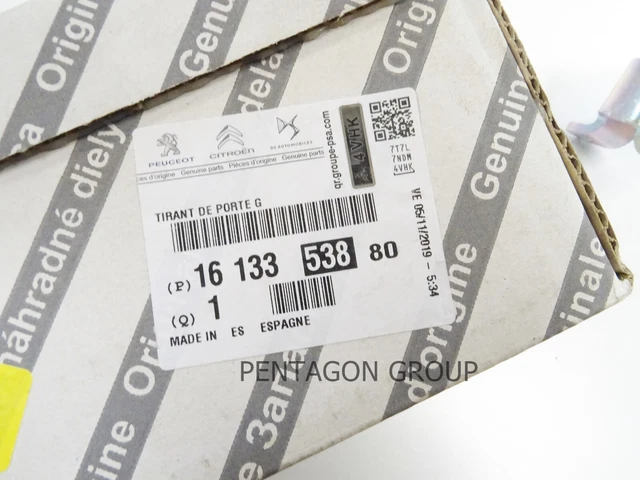 NEW GENUINE PEUGEOT Boxer Citroen Relay Mk3 LH Rear Door Hinge ...