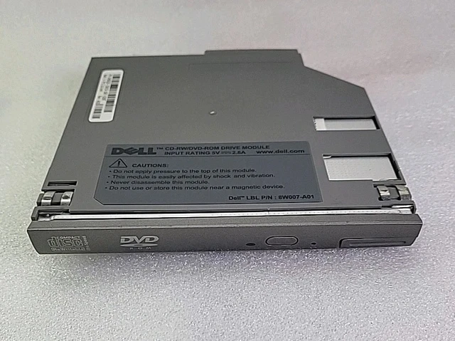 DELL LATITUDE D610 CD-RW/DVD-Room Drive Module Gray $26.35 - PicClick AU