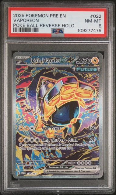 2025 POKEMON PRE En-Prismatic Evolutions Poke Ball Reverse Holo ...