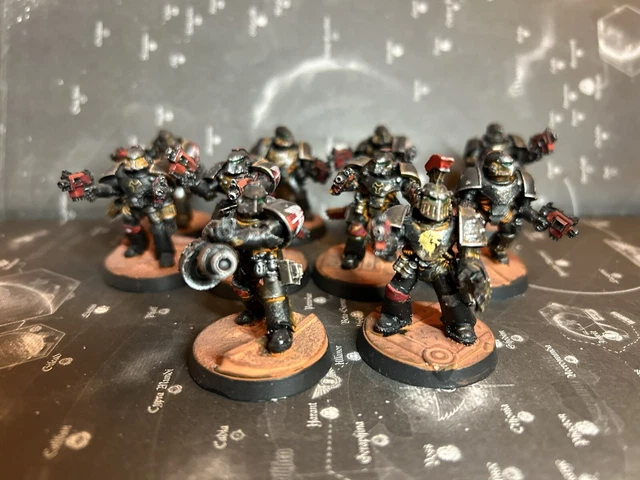HORUS HERESY JUMP Pack Destroyer Squad x 10 Power Fist And Missile ...