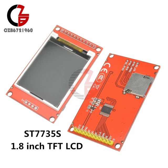 1.8& INCH TFT LCD Adapter Module SPI I/O ST7735S SD 128x160 for Arduino ...