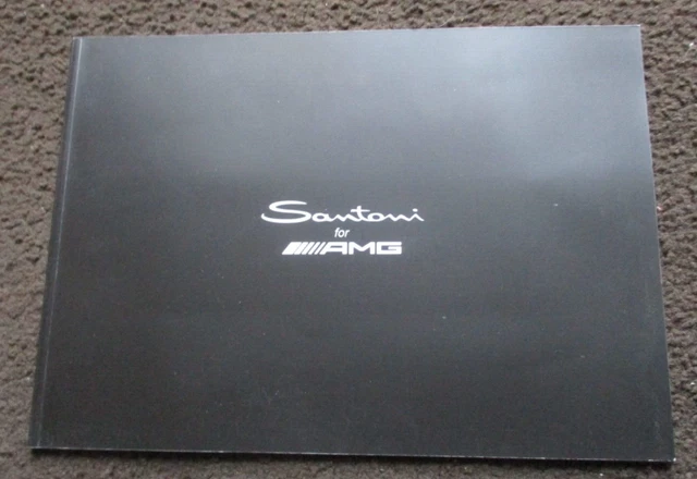 NEW UNREAD SANTONI for AMG ~ Catalogue Lookbook £14.99 - PicClick UK