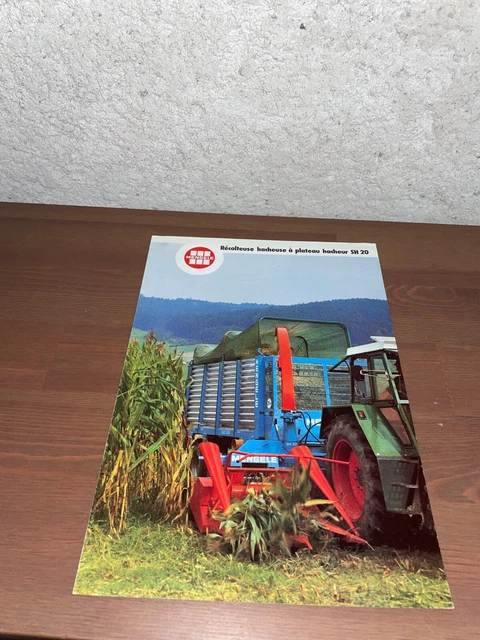 BROCHURE PROSPEKT PROSPECTUS ENSILEUSE MENGELE SH20-tracteur-fendt-john deere-ih EUR 5,99 ...