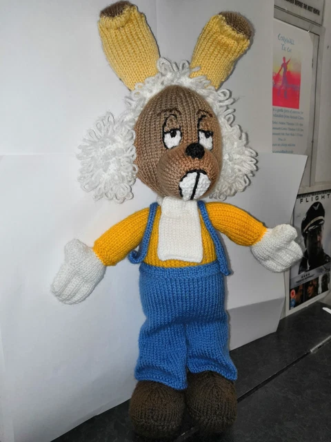 NEW HAND KNITTED Dylan The Rabbit From The Magic Roundabout. From Alan ...