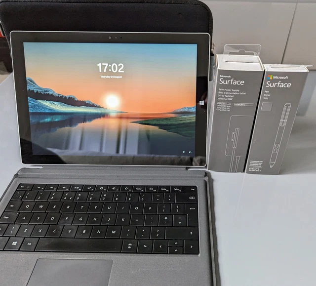 MICROSOFT SURFACE PRO 3 Tablet, Windows 11, Office 2019, S-Pen £96.00 ...